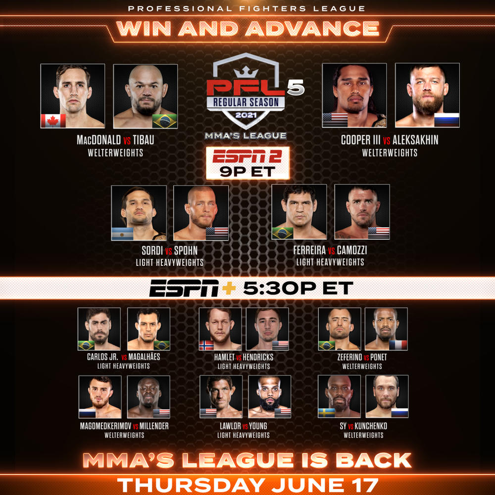 PFL 2021 #5: Regular Season - ゴング格闘技