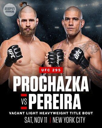 UFC 295: Procházka vs. Pereira - ゴング格闘技