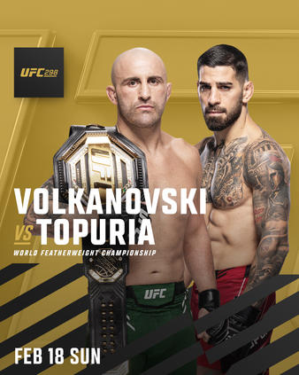 UFC 298: Volkanovski vs. Topuria：中村倫也出場 - ゴング格闘技