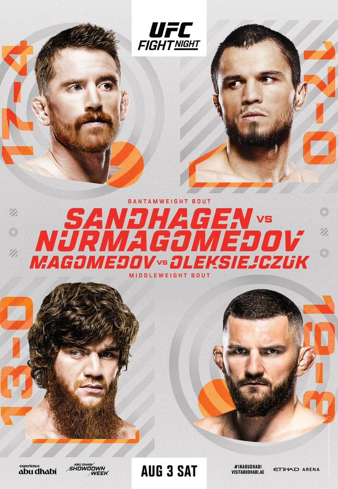 UFC Fight Night: Sandhagen vs. Nurmagomedov - ゴング格闘技