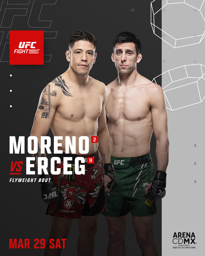 UFC Fight Night: Moreno vs. Erceg - ゴング格闘技